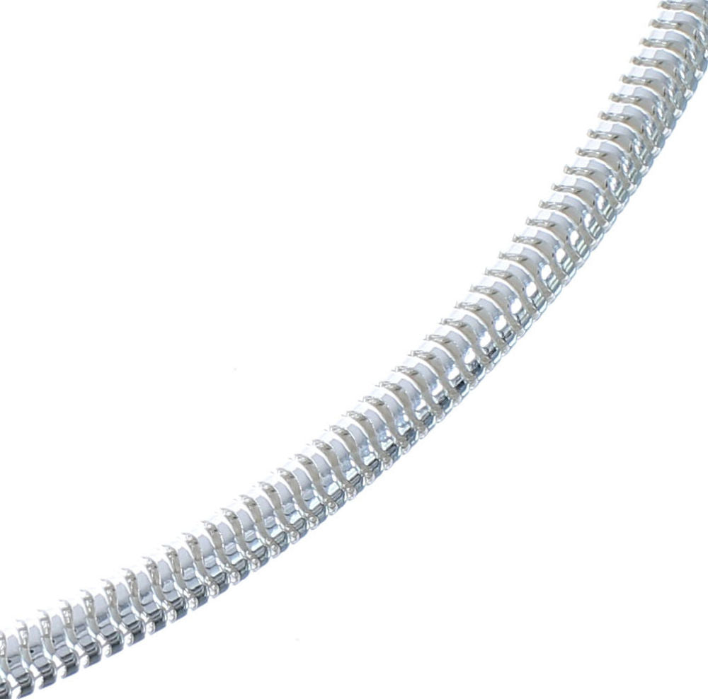 Genuine Sterling Silver Italian Snake Chain 2.4mm 16